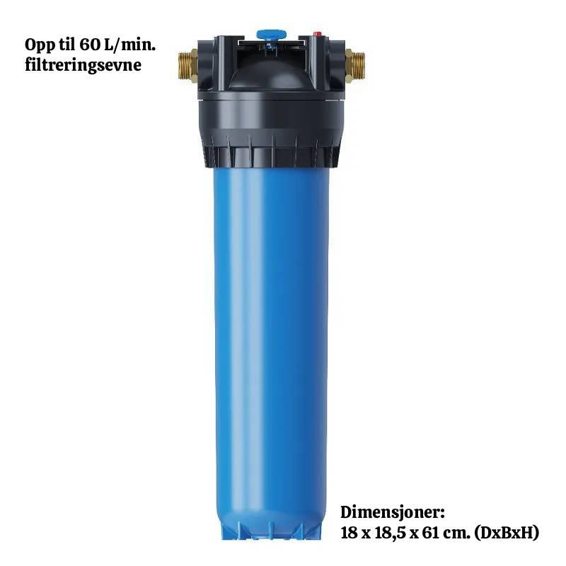 10"/ 20" x 4,5 Filterhus inkl. festebrakett og nøkkel – Clean Water